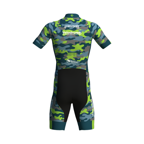 Grassroots Velodrome Classic Speed Suit - CAMO – Green Monkey Velo