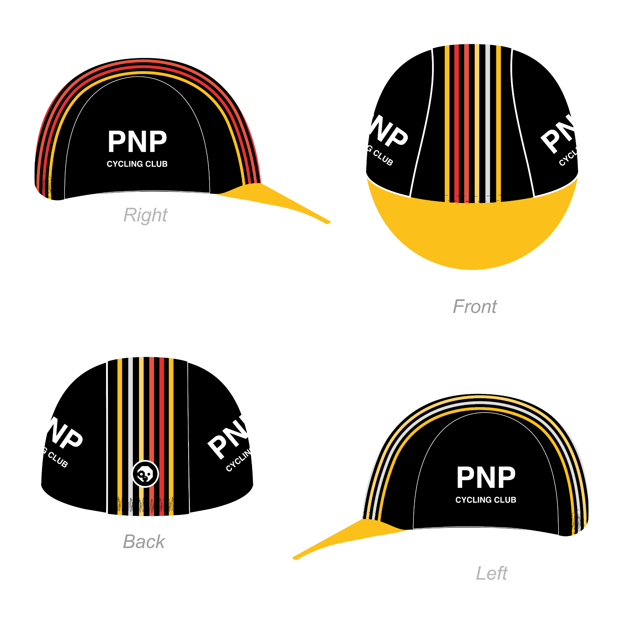 2023 PNP CYCLING CAP – GREENMONKEY VELO