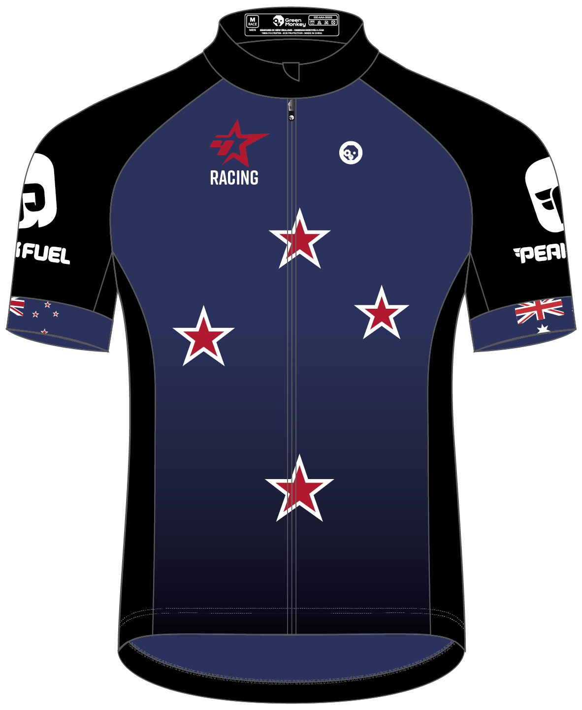 FOUR STAR RACING Bullet Jersey (J03) – Green Monkey Velo